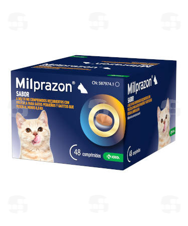 MILPRAZON SABOR 4 MG/10 MG GATOS >0,5 KG 48 COMP – Comercial Samaniego – Servicios Veterinarios ...
